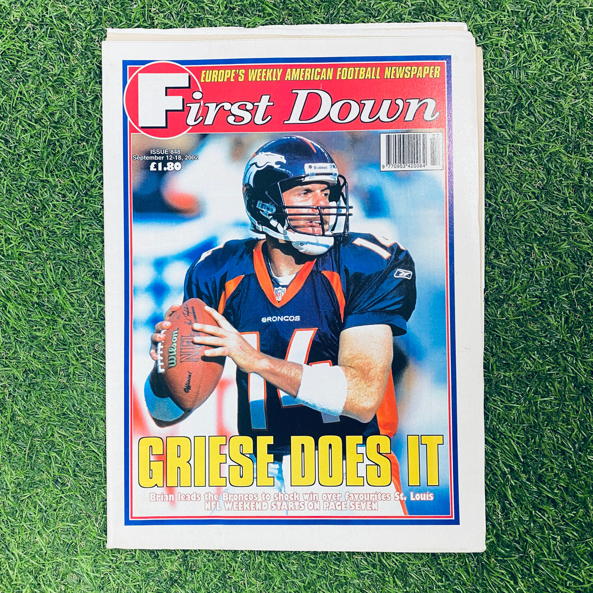 First Down Newspaper Issue 848. September 12-18, 2002 – National ...