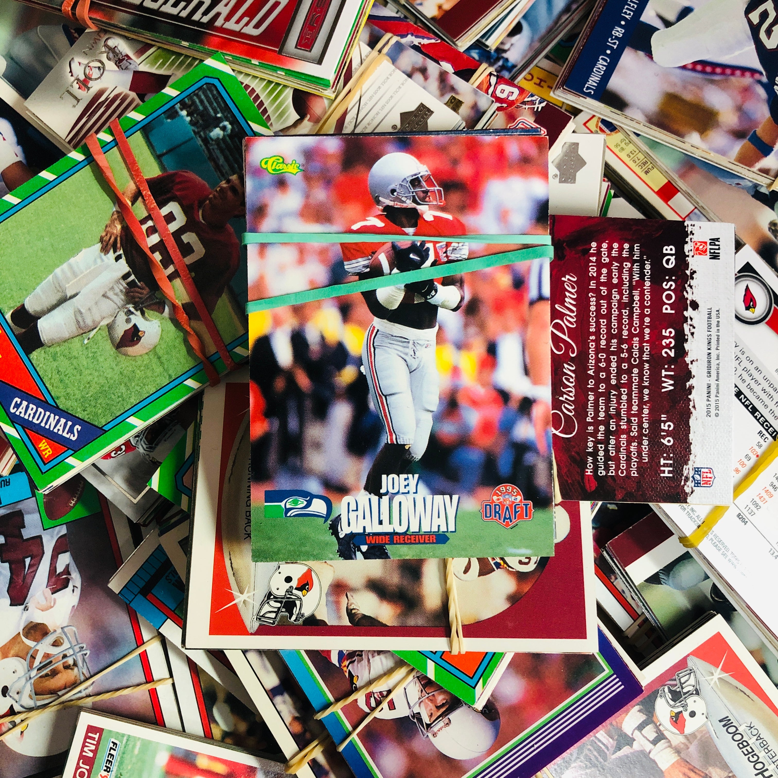 NFL: 10x Mixed NFL Trading Cards – National Vintage League